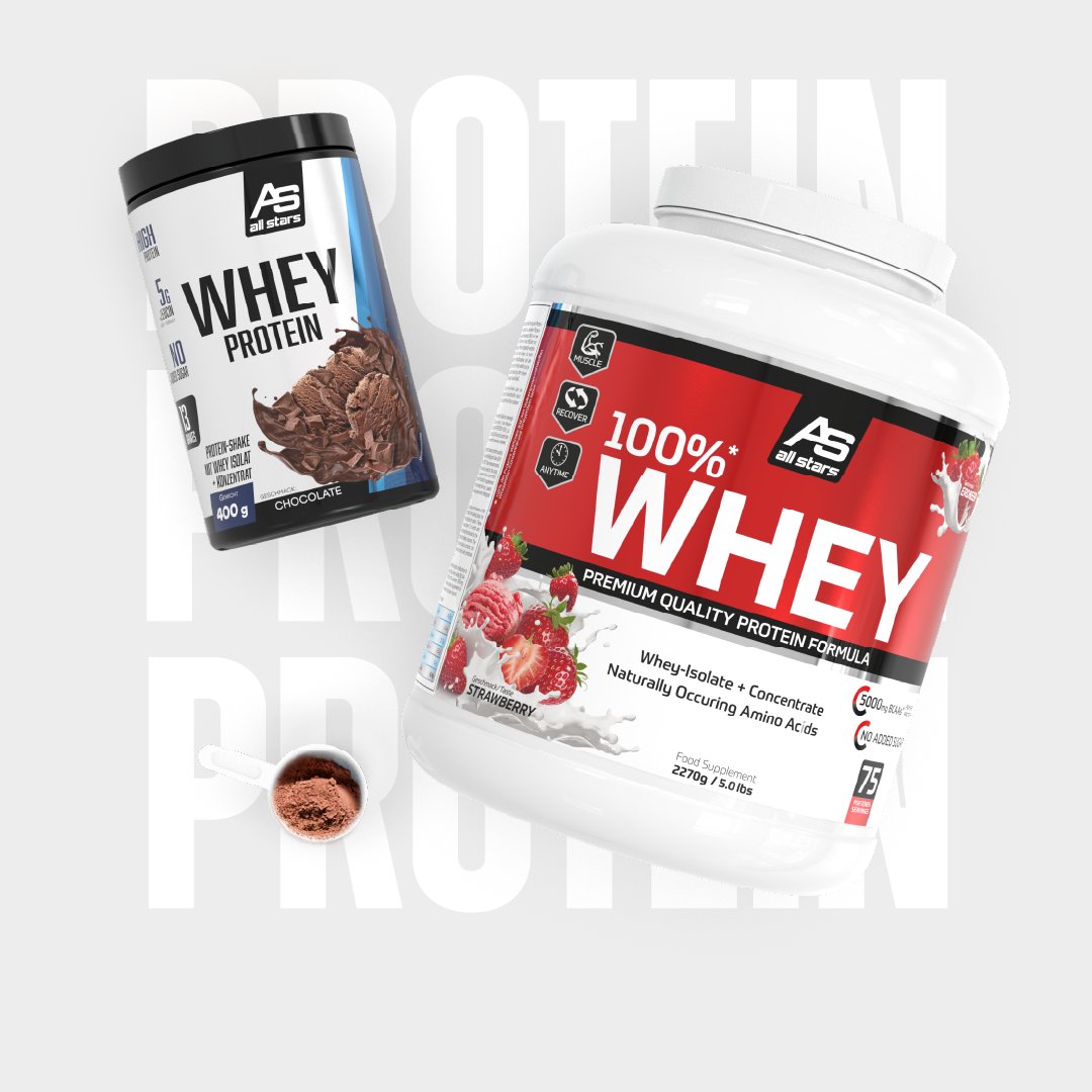 Protein und Whey Protein günstig bei ALL STARS Schweiz bestellen – ALL ...