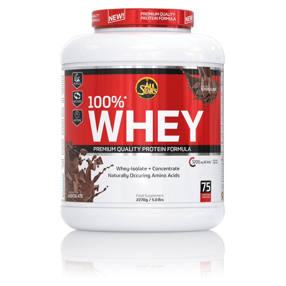 ALL STARS 100% Whey Protein - 2270 g Dose – ALL STARS Fitness Schweiz